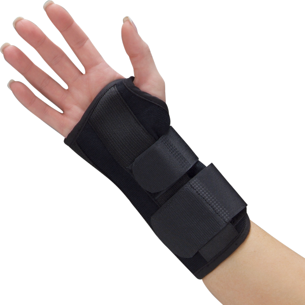 DeRoyal Universal Black Foam Wrist Splint – HPMS, Inc. The Therapy ...
