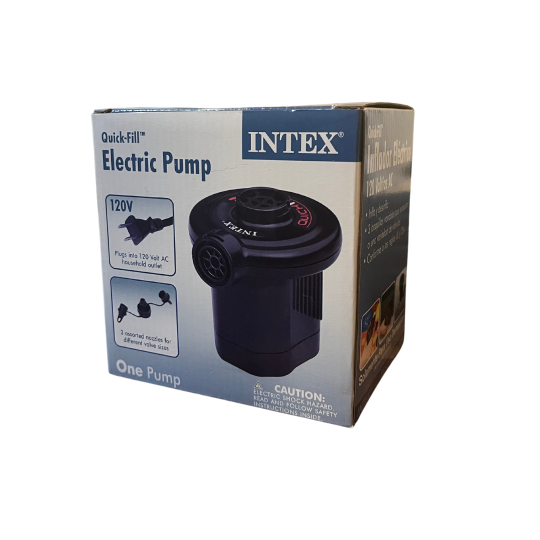 INTEX QuickFill Electric Air Pump: Inflates and Deflates Air Mattresse ...