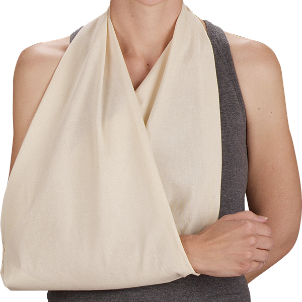 DeRoyal Triangle Bandage Sling – HPMS, Inc. The Therapy Connection