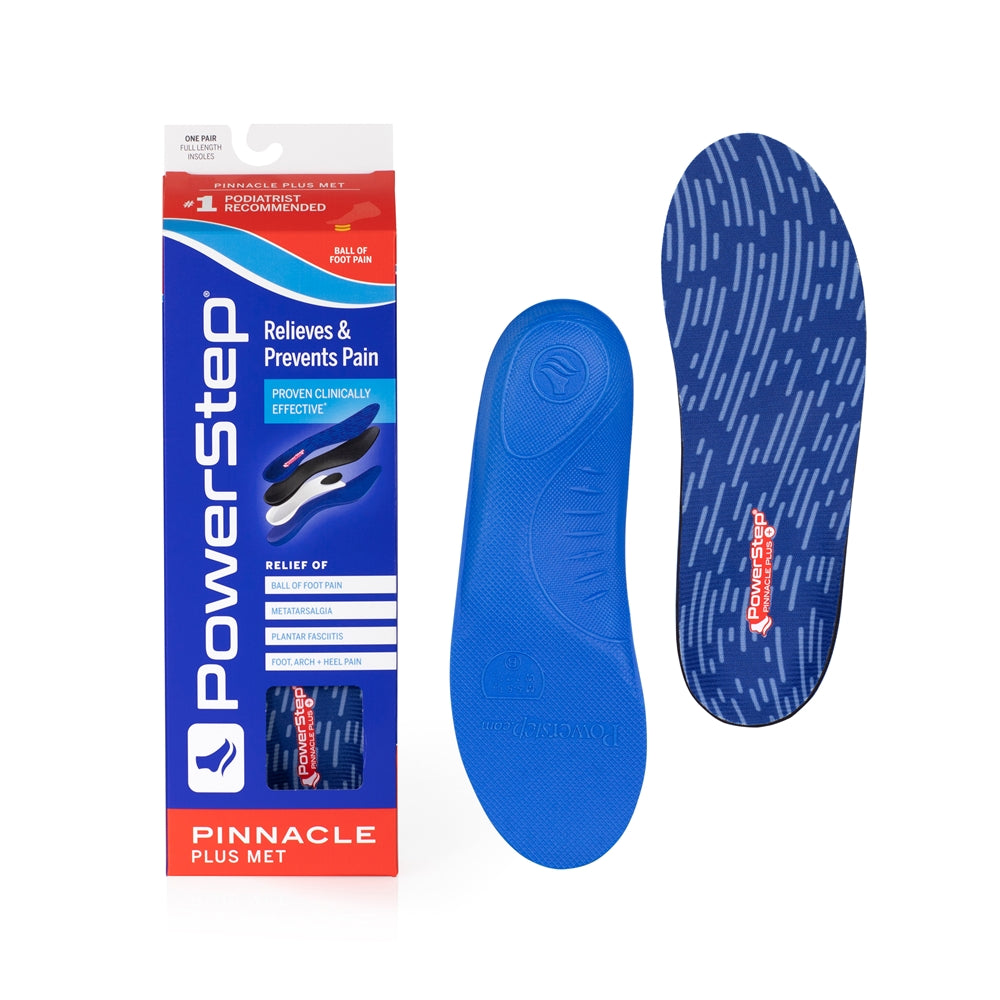 PowerStep® Pinnacle Plus Met Full Length Insole – HPMS, Inc. The ...