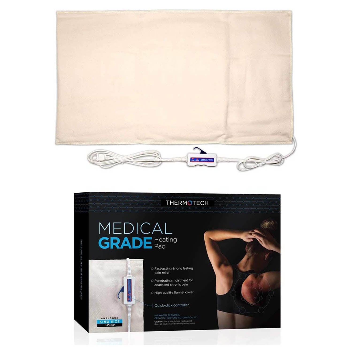 Thermotech Automatic Analogue Moist Heating Pad – HPMS, Inc. The ...